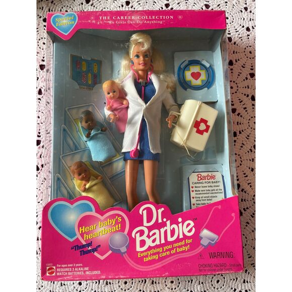 Barbie | Toys | Vintage 995 Dr Barbie Career Collection Doll Set ...